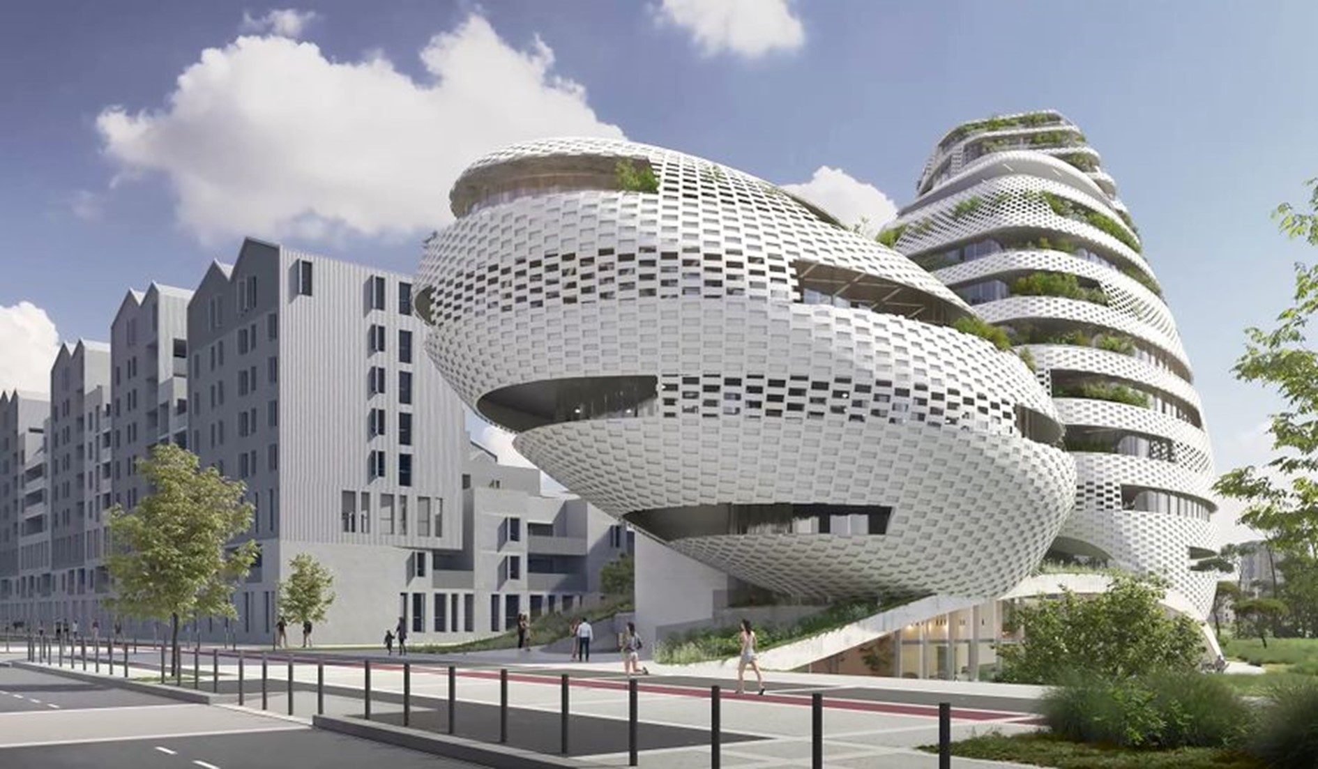 Montpellier : Les 4 nouvelles Folies architecturales dévoilées | Deflandre